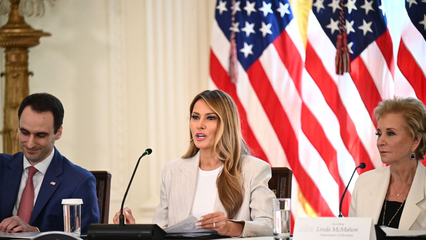 Melania on AI in education: "The robots are here"