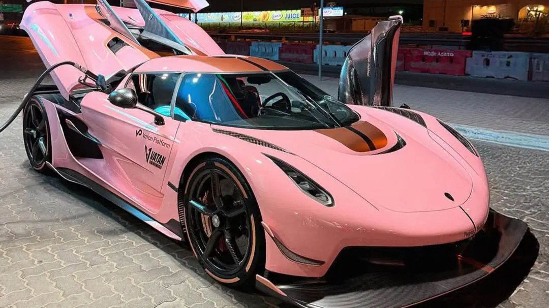 Singer and Influencer Has a Baby Pink $3.5M Koenigsegg Jesko, Tacky or ...