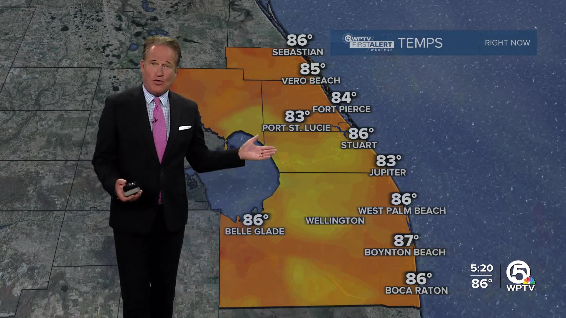 WPTV First Alert Weather Forecast for Evening of Thursday, Sept. 4, 2025