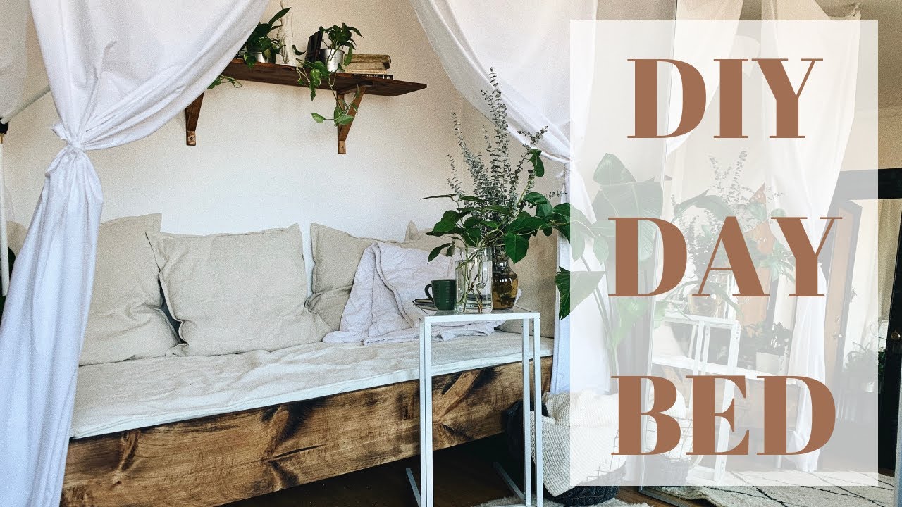 Watch me build a cozy DIY daybed