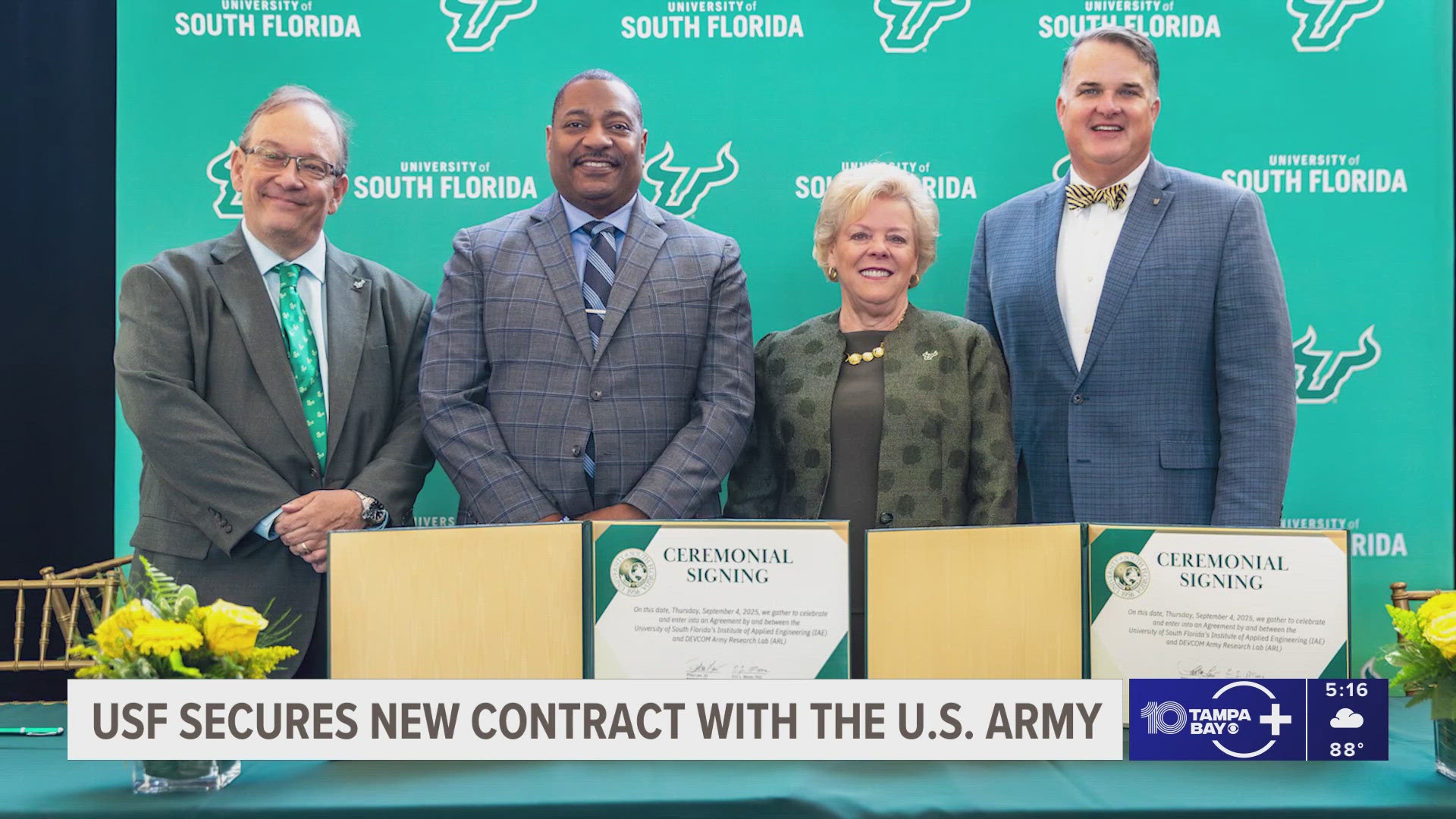 USF secures new $85 million contract with the U.S. Army