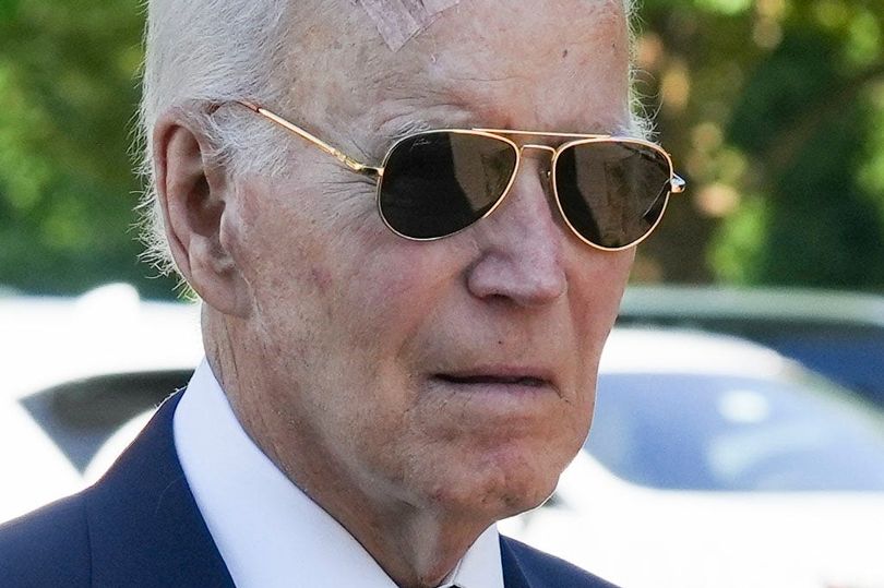 Joe Biden spotted with fresh scar after cancer surgery revealed in ...