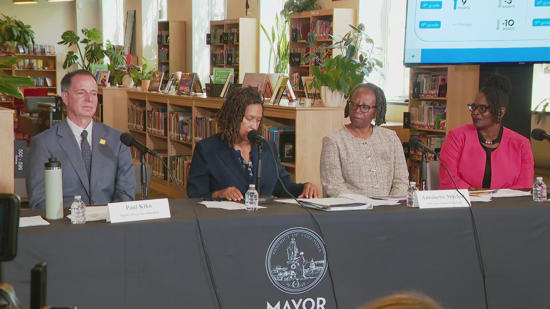 DC mayor and officials celebrate good grades