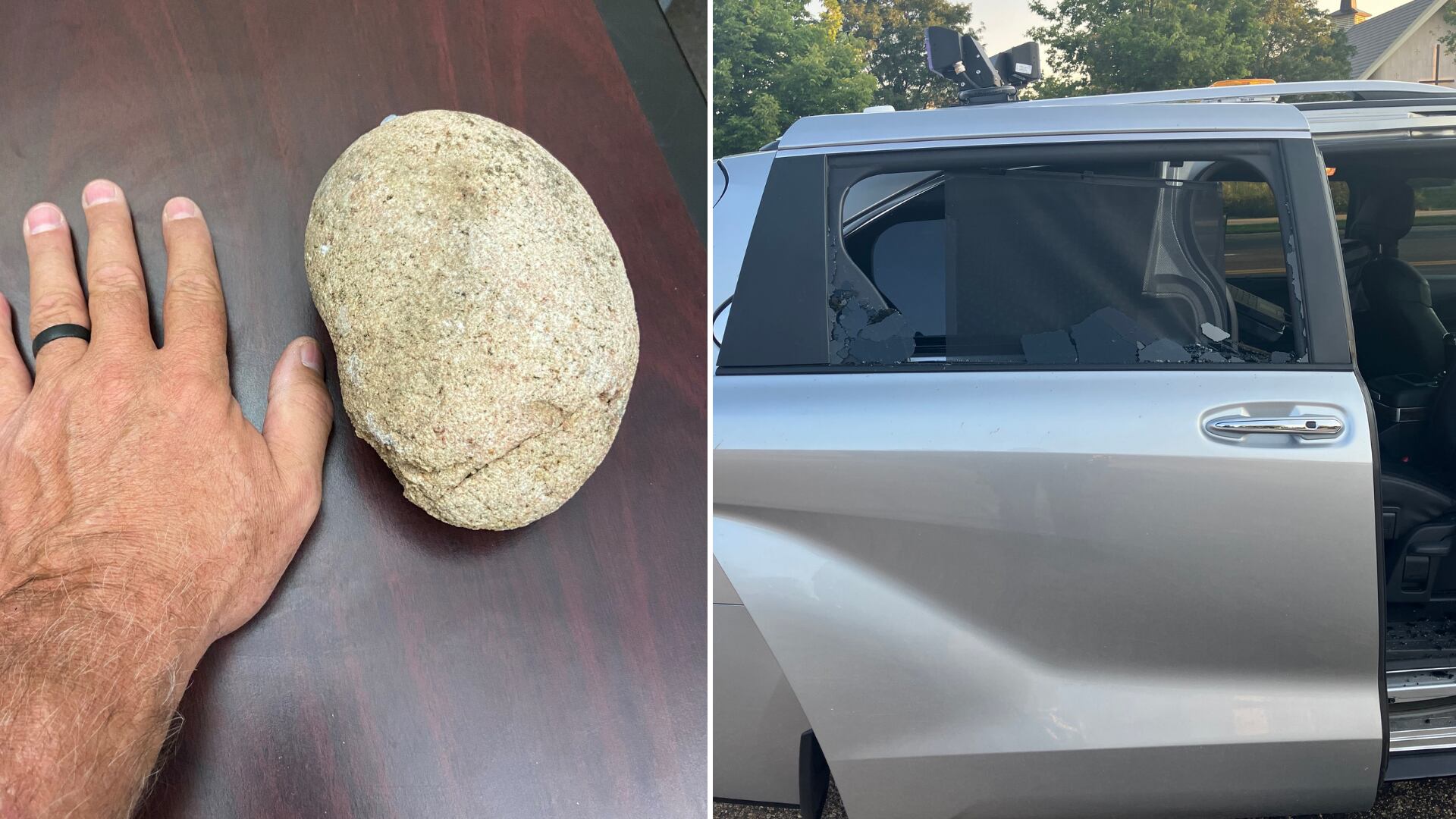 Greeley man charged after throwing 10-pound rock through window of ...