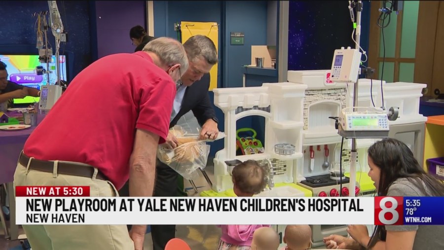 Yale-New Haven Children’s Hospital unveils new playroom