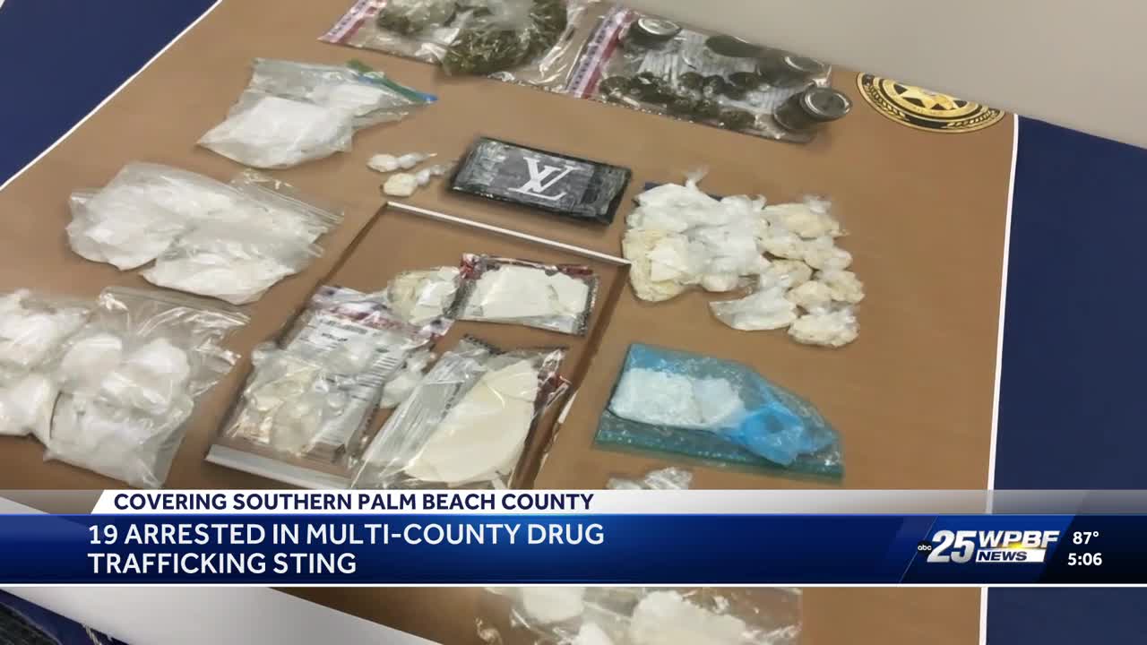 Massive drug bust in Boynton Beach leads to 19 arrests