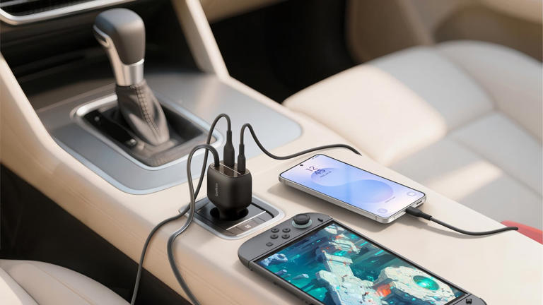Belkin Made a Cool Retractable Multi-Device Car Charger