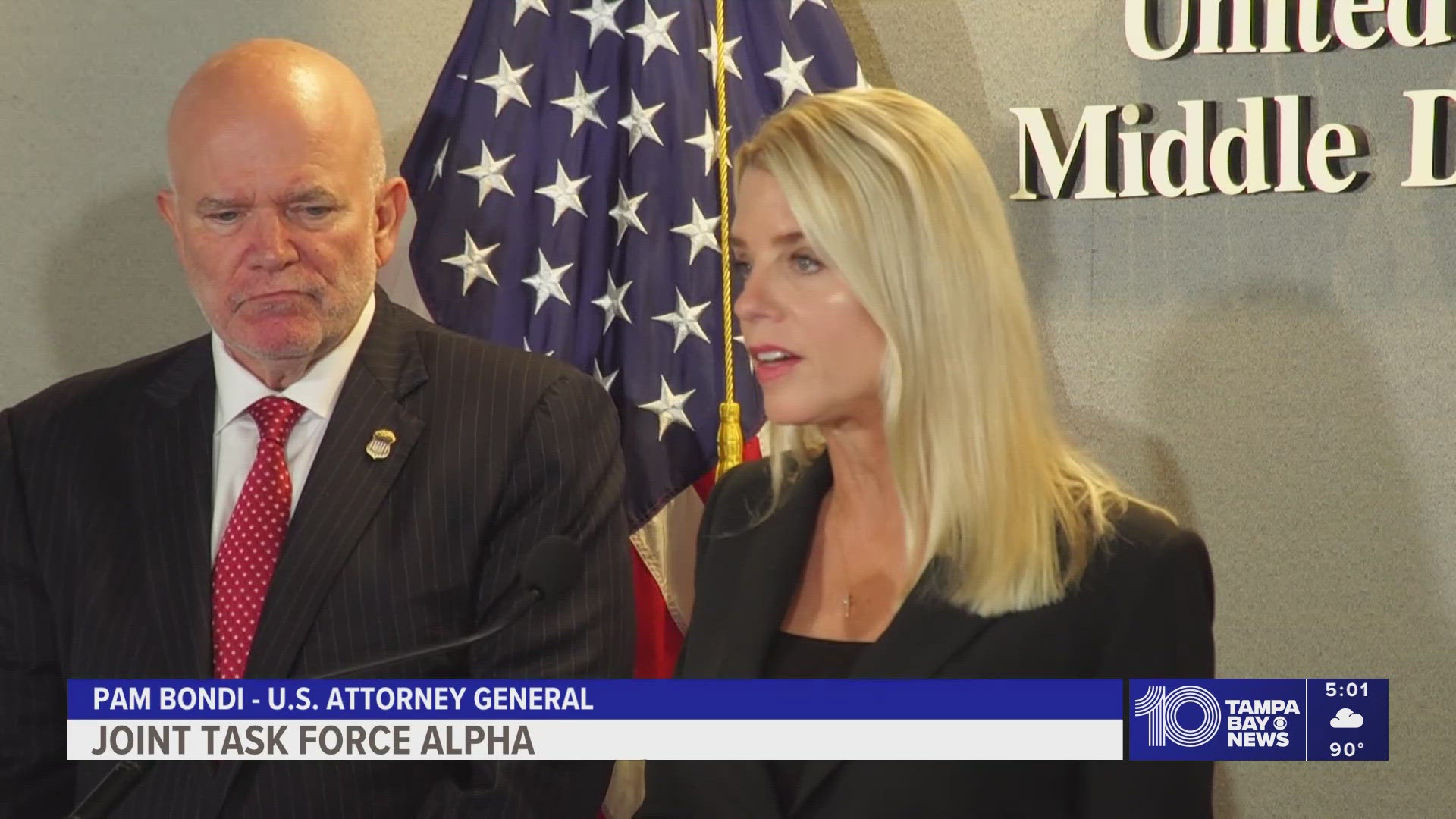 DOJ expands human smuggling task force; Bondi highlights Tampa case