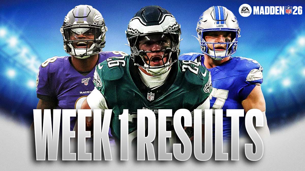 NFL Week 1 Results According to Madden 26