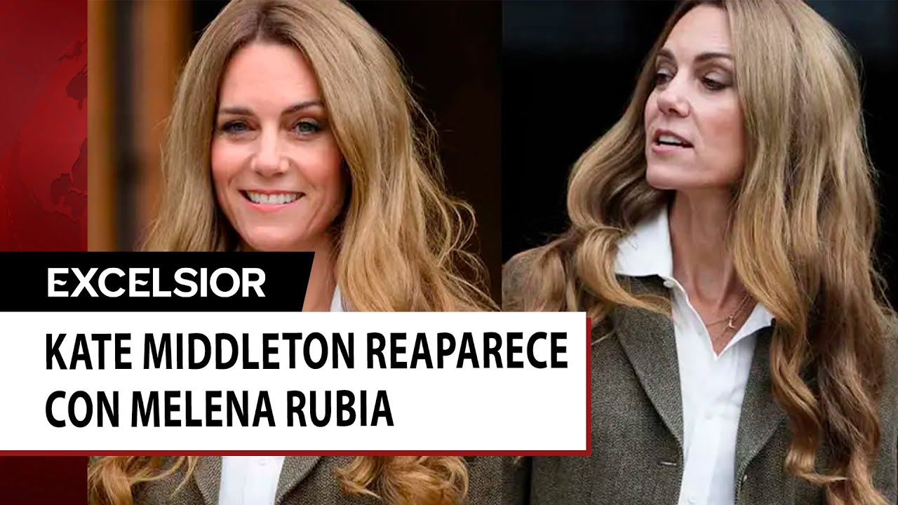 ¿Es peluca? Kate Middleton estrena look de melena rubia y desata ...