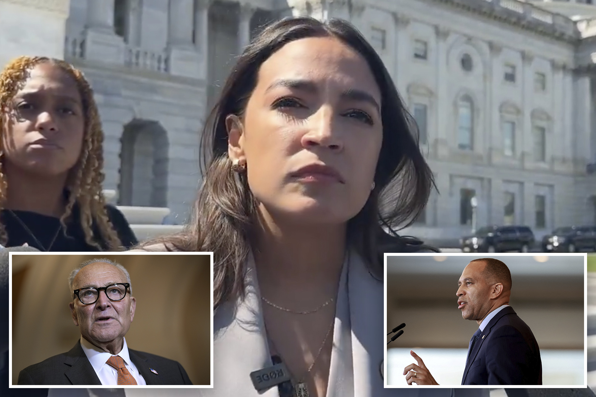 AOC takes dig at top Dems Schumer, Jeffries for not endorsing socialist ...