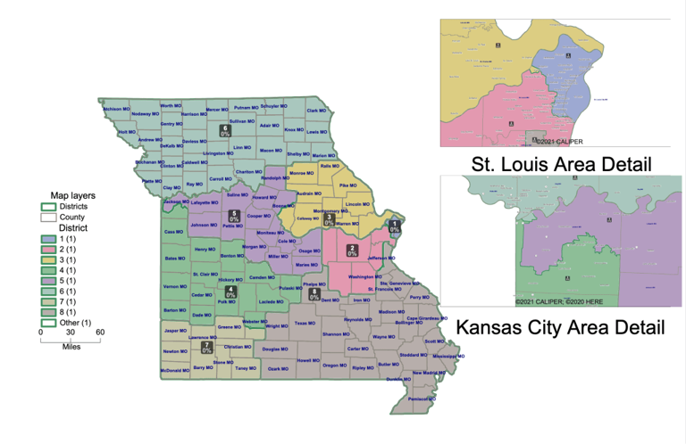 Missouri governor signs new congressional redistricting map into law