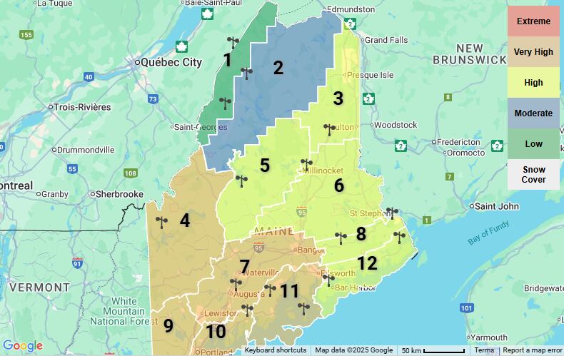 Fire danger remains high across Maine