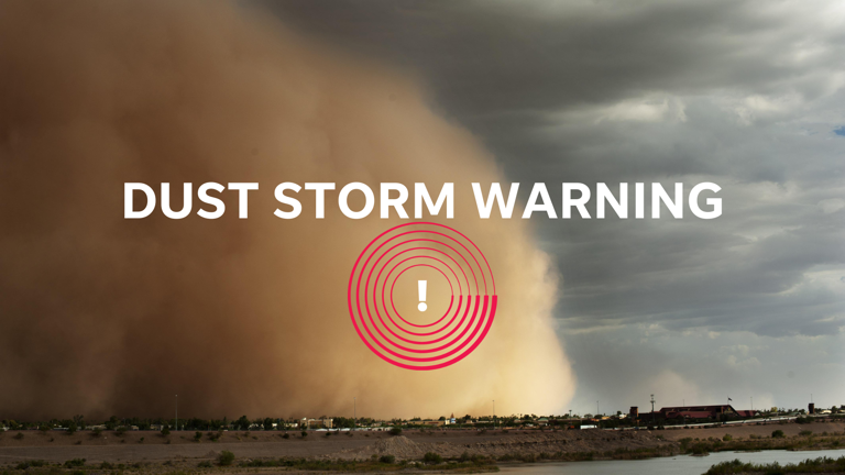 Dust storm warning issued for Pinal County, including Picacho Peak