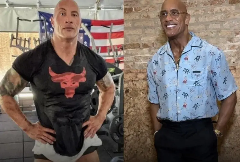 The Rock surge irreconhecível 27 kg mais magro em novo filme e ...