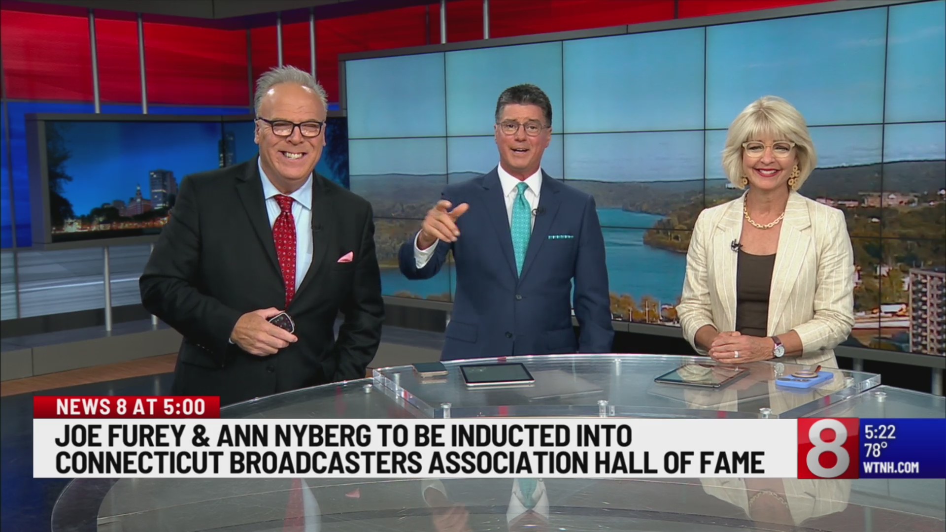News 8's Ann Nyberg, Joe Furey to be inducted into Connecticut ...