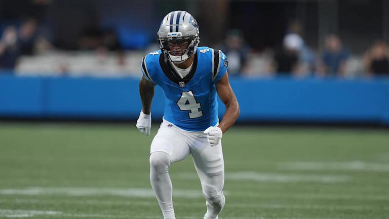 Panthers rookie Tetairoa McMillan talks about preparing for his first ...