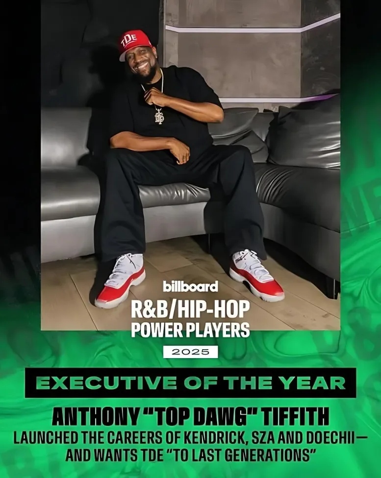 Anthony ‘Top Dawg’ Tiffith Named Billboard’s R&B/Hip-Hop Executive of ...