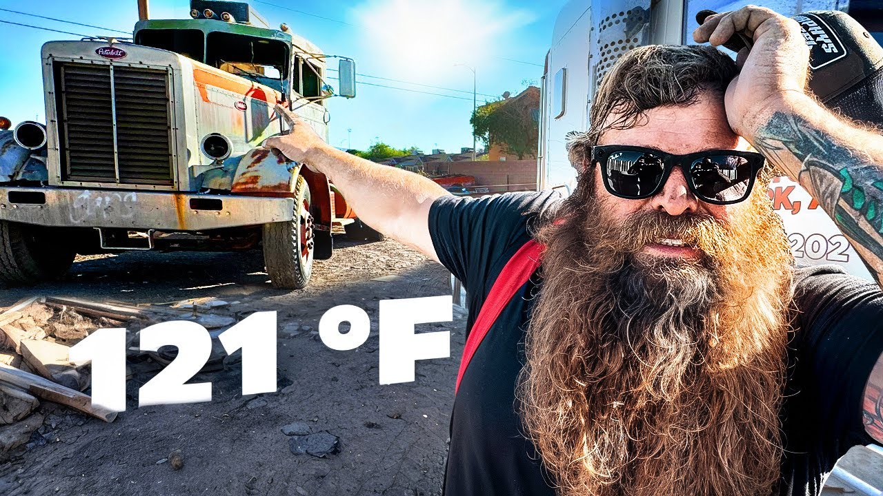 121 degrees and a truck rescue challenge! 🔥