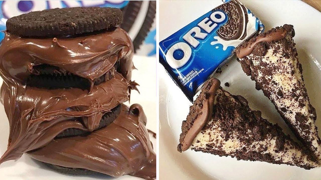 Oreo Chocolate Stack & Cheesecake Slices | Satisfying Cake Compilation