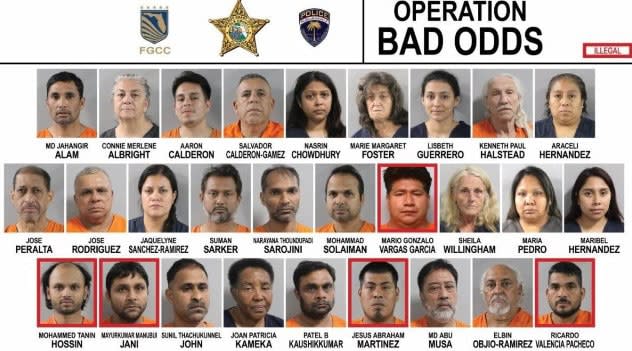 Polk County “Operation Bad Odds” Nabs Illegal Immigrants, Shuts Down ...