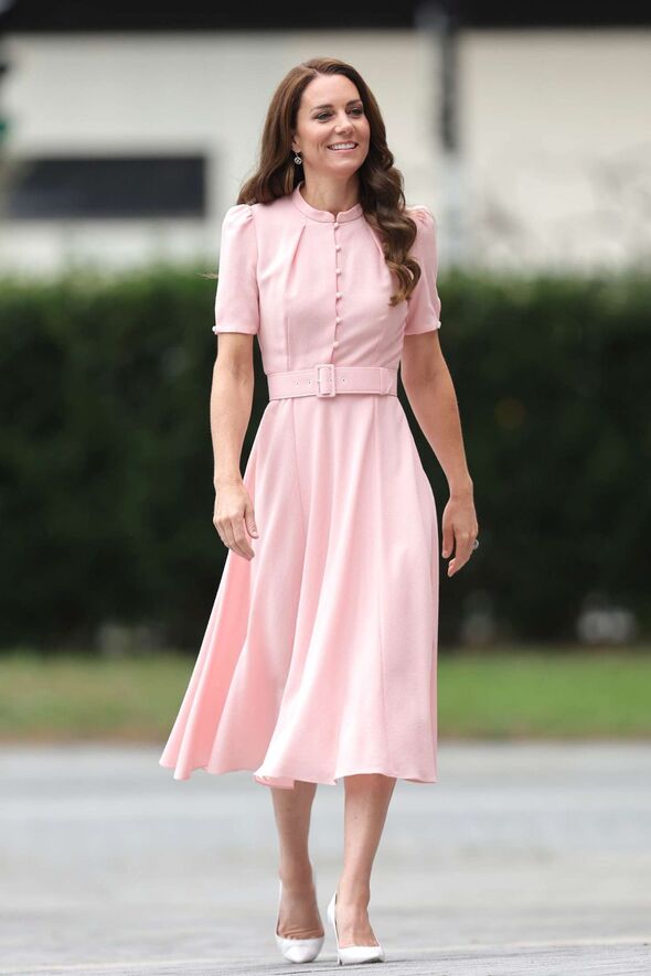Channel Princess Kate's pretty pink dress from Nobody's Child for £59
