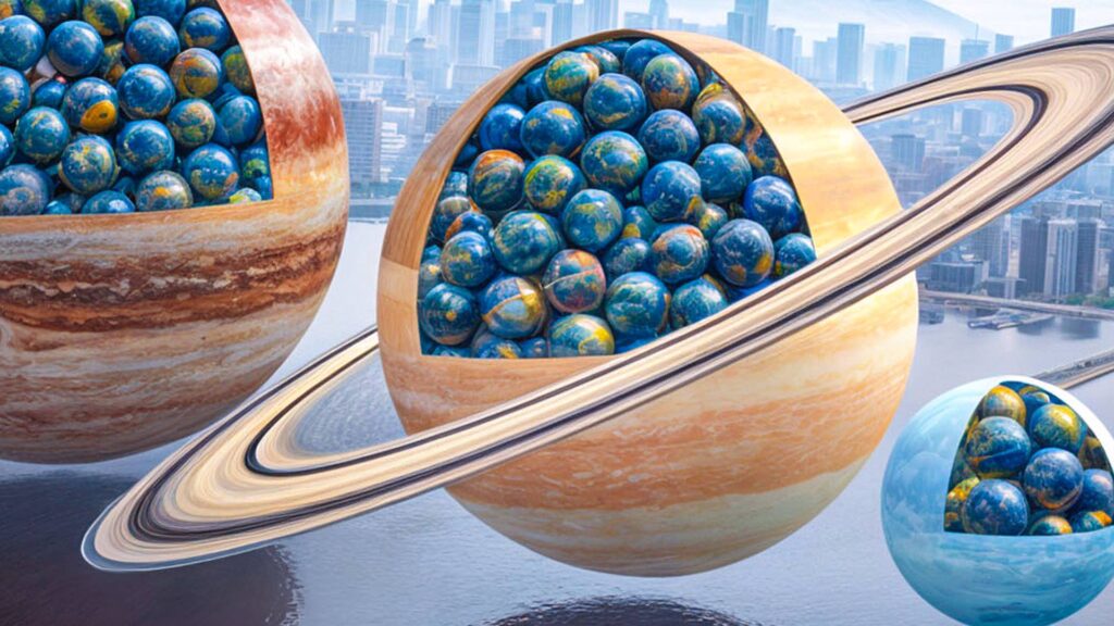 How Many Earths Can Fit In Each Planet?