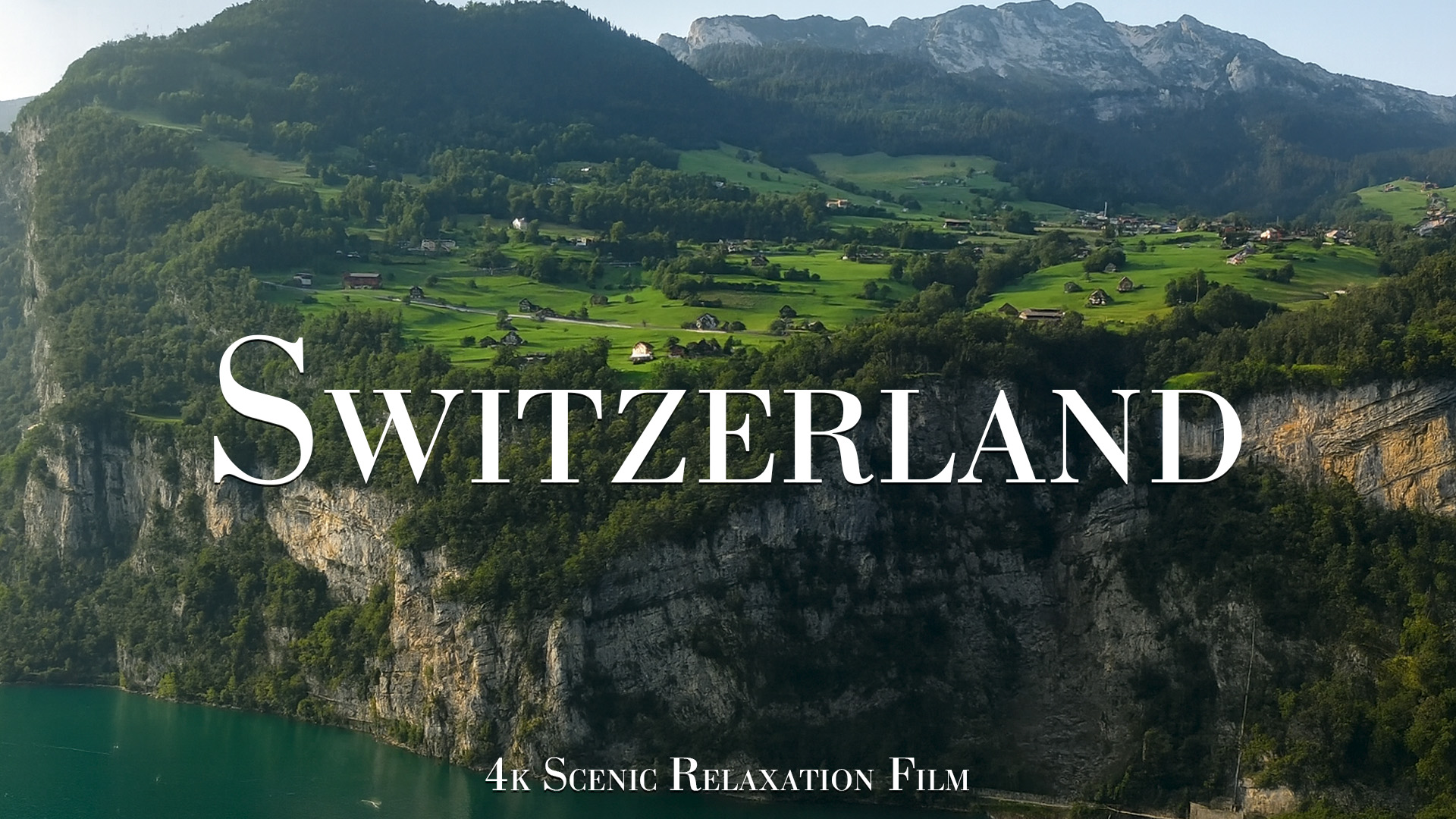 La Suisse vue du ciel : Sisikon, lac des Quatre-Cantons, Walensee ...