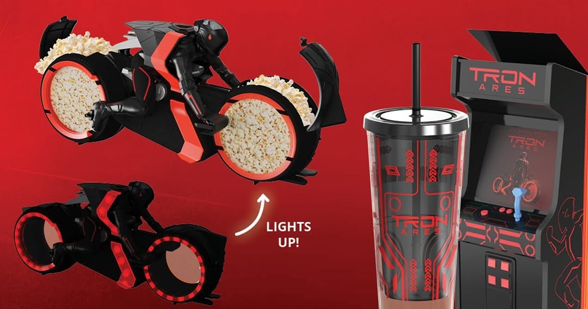 Tron Ares Lightcycle Popcorn Bucket Price & Release Date Explained