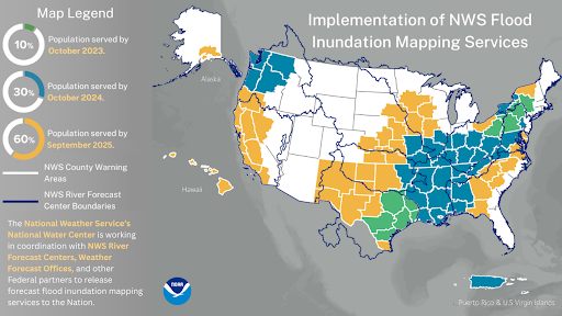 More than half of U.S. is now included in mapping tool for flood forecasts
