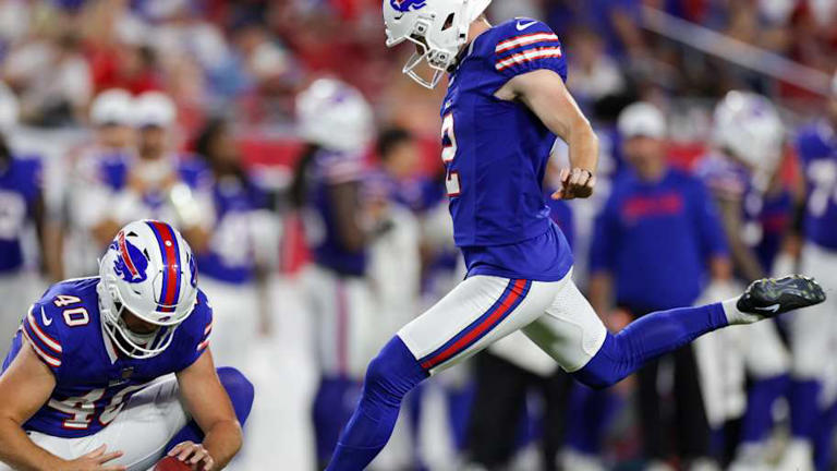 Bills add 41-year-old kicking insurance with Tyler Bass facing Week 1 ...