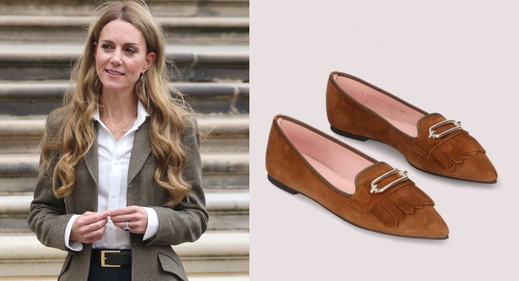 Kate Middleton Is Stepping Into Fall With These Pretty Ballerina Suede ...