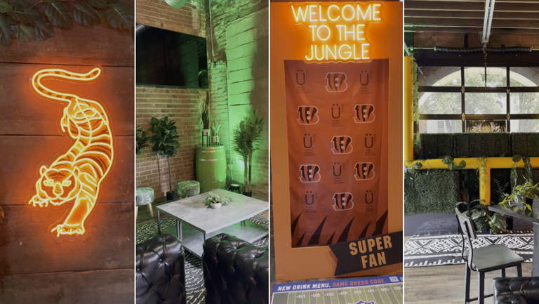 This Bengals-theme pop-up bar in Covington kicks off football season in ...