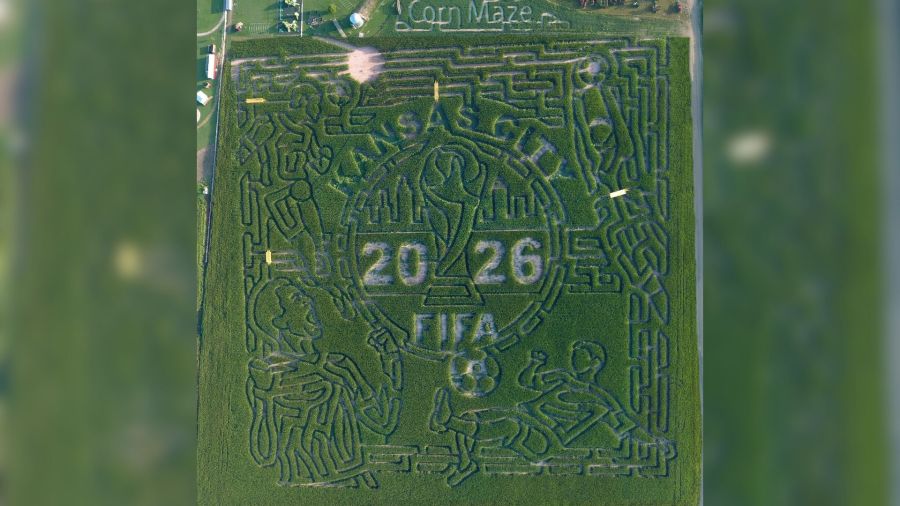 Liberty Corn Maze unveils World Cup-themed maze