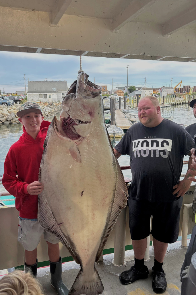 Young man and the sea: Teen fishing off New England coast catches huge ...
