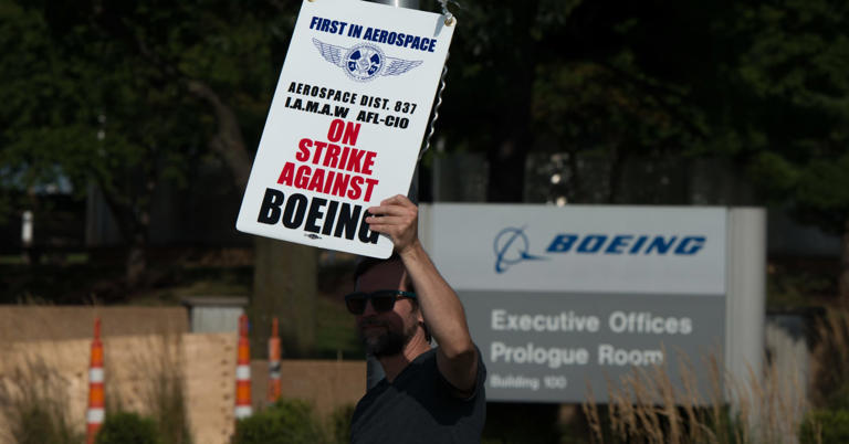 Boeing hires replacement workers as defense unit strike enters second month