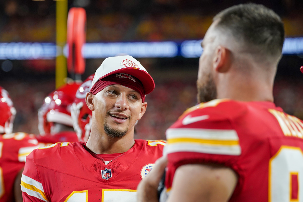 Chiefs' Travis Kelce gets payback with his best Patrick Mahomes ...