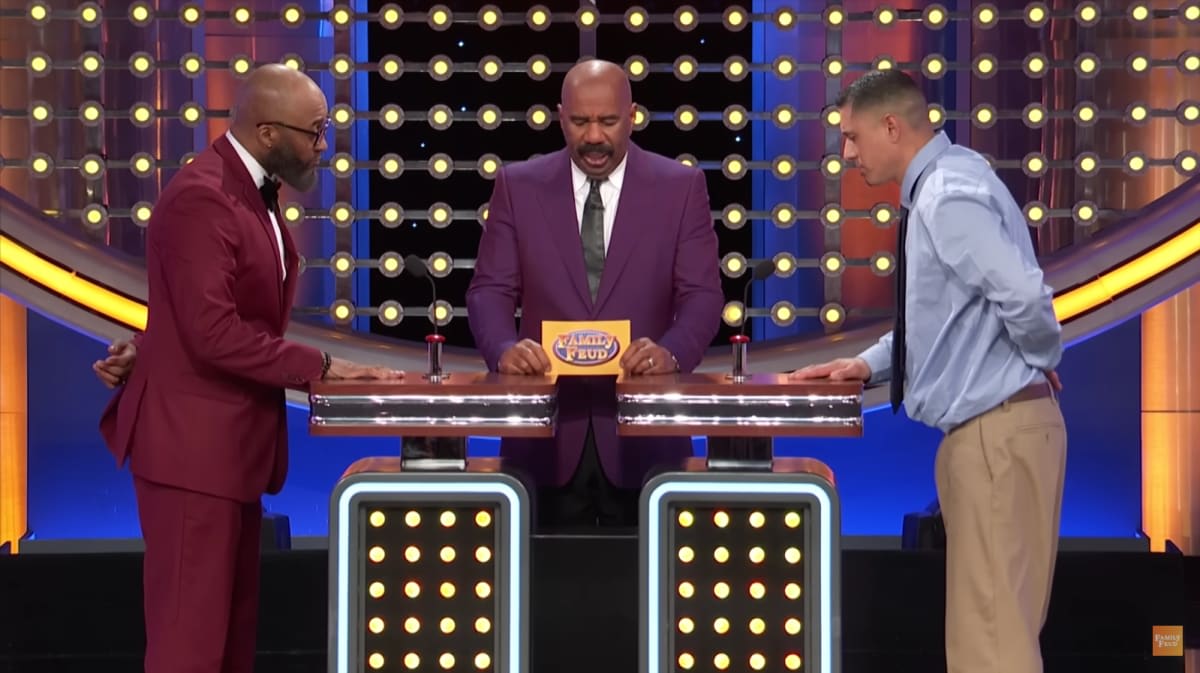 Steve Harvey stunned by ‘Family Feud’ player’s answer on what real men ...