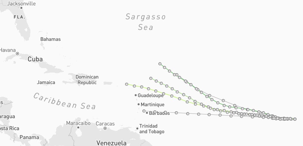 See spaghetti models for Invest 91L. Should Florida be concerned? What ...