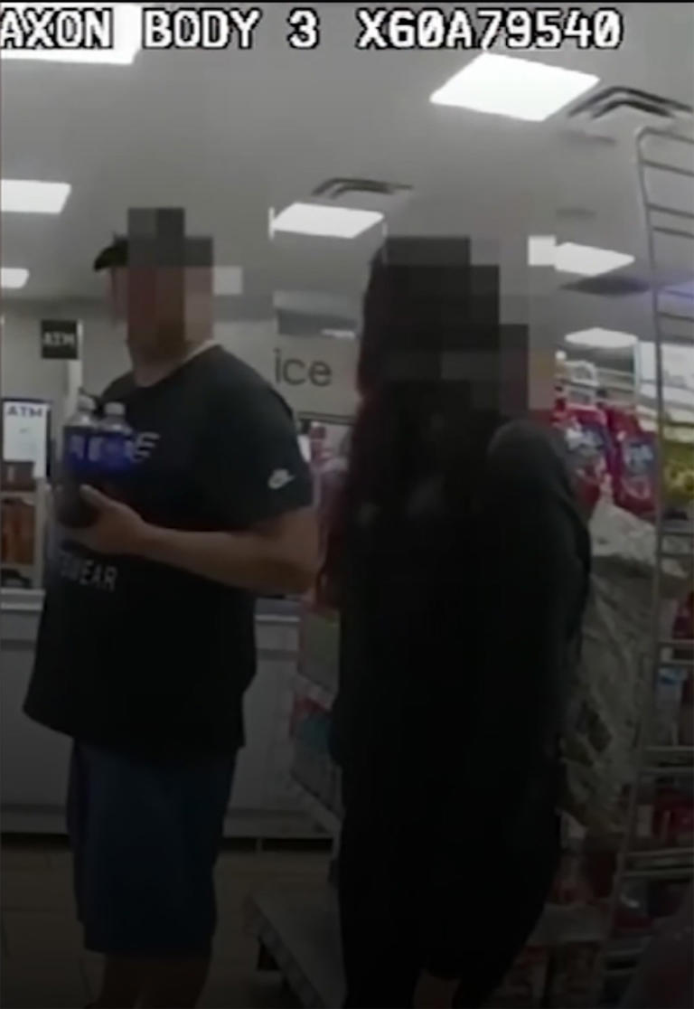 Domestic violence victim secretly uses hand signal to alert 7-Eleven ...