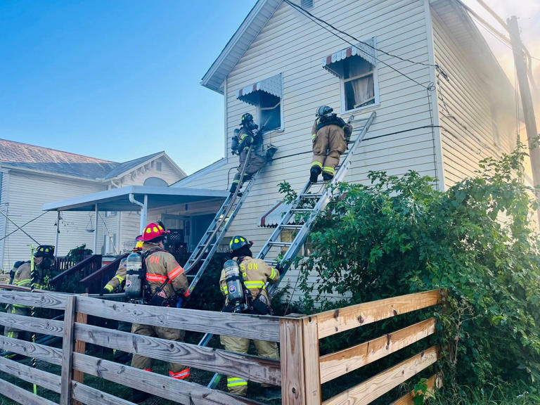 Two residents, firefighter suffer injuries in Newark garage fire but ...