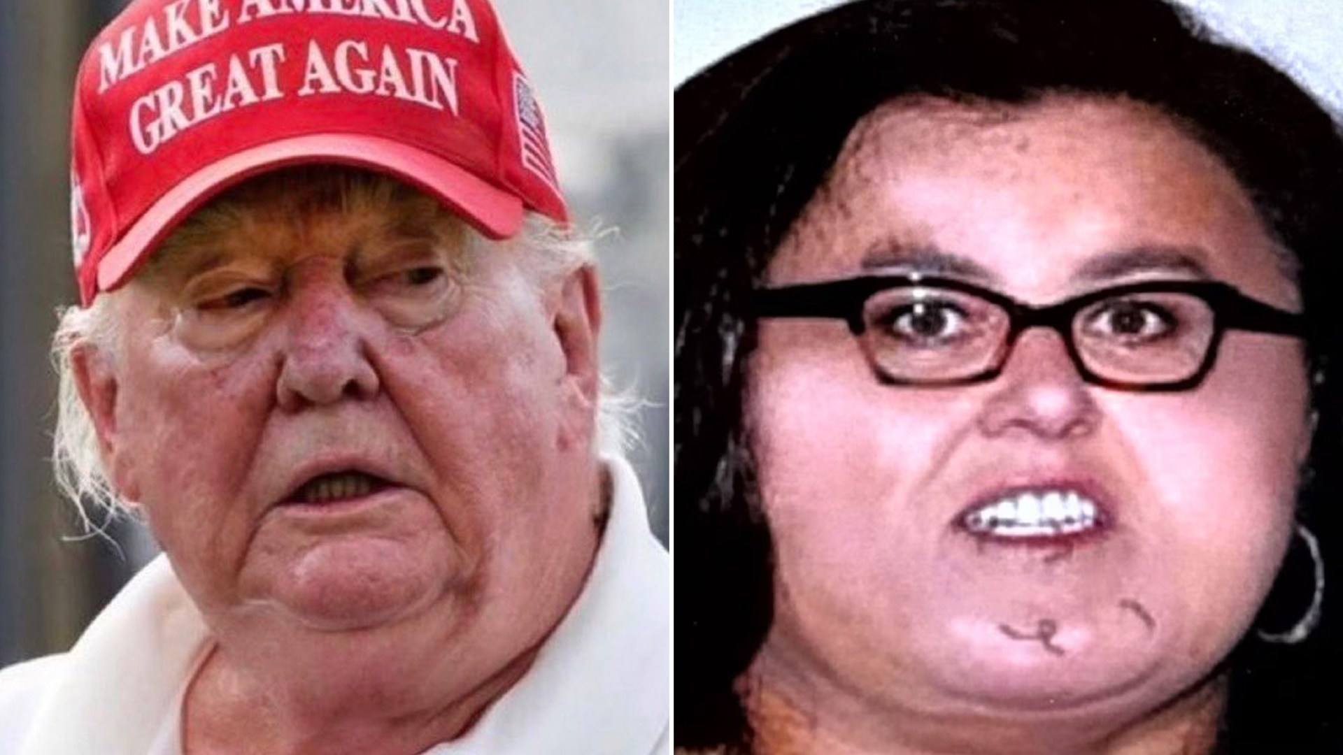 Trump rival mocks him with distorted photo in meme war