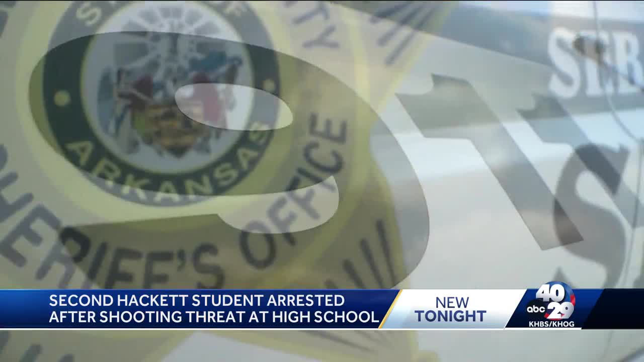 Second Hackett student arrested after mass shooting threat