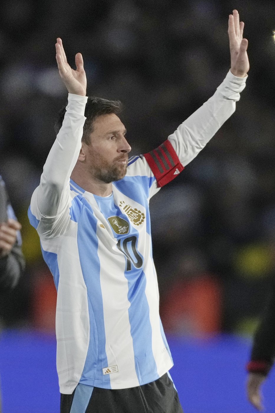 Lionel Messi scores twice in an emotional home farewell for Argentina