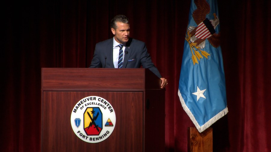 ‘It’s great to be here’: Secretary of Defense Pete Hegseth visits to ...