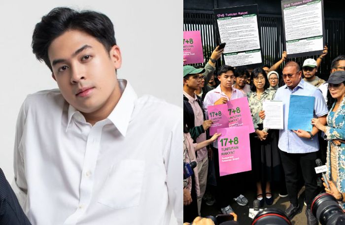 Pertama Kali Ikut Demo, Jerome Polin Teriakkan 17+8 Tuntutan Rakyat hingga Temui Anggota DPR ...