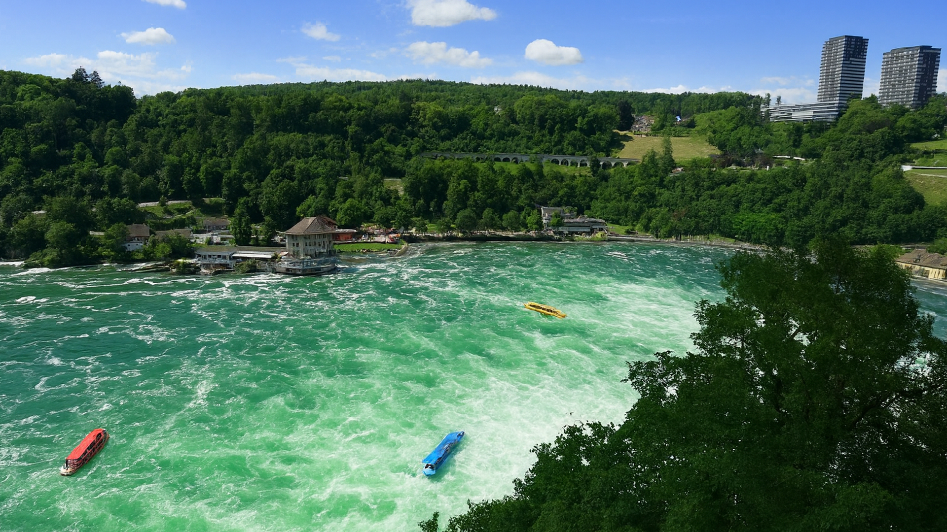 Rhine Falls Switzerland – Europe’s Largest Waterfall in Schaffhausen (4K)