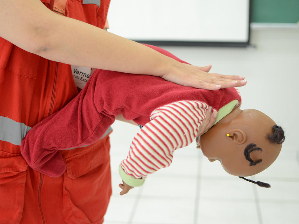 First aid for choking babies: an illustrated guide