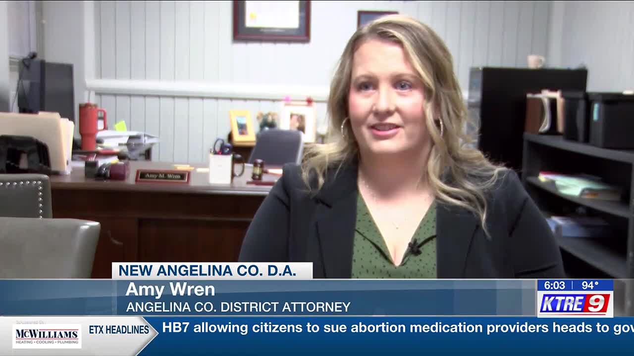 New Angelina County District Attorney Amy Wren seeks to clear case backlog