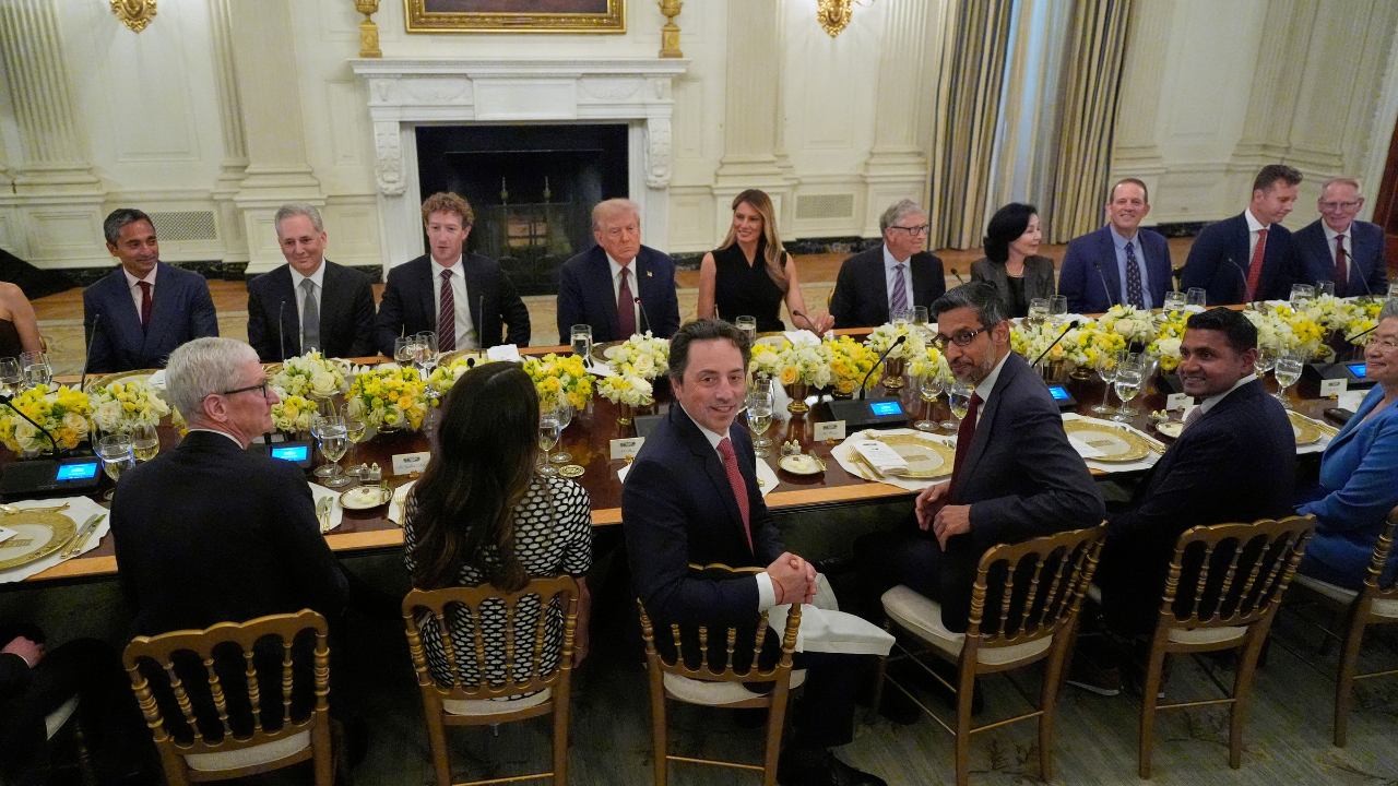 Trump Hosts Tech Titans at White House — 5 Indian-Origin CEOs at the ...